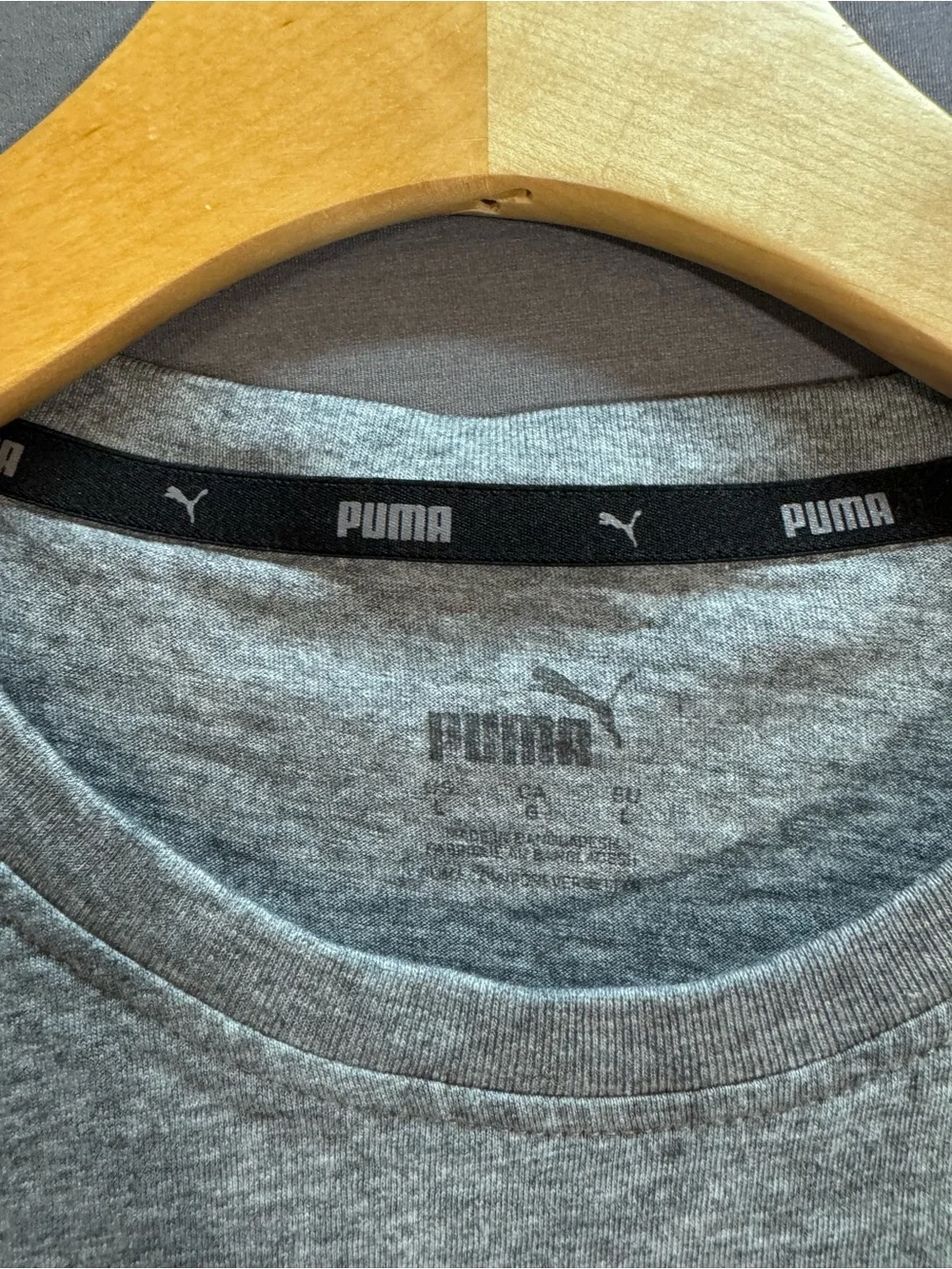 Puma | Shirts | Puma Sleeveless Grey Logo Tank | Poshmark